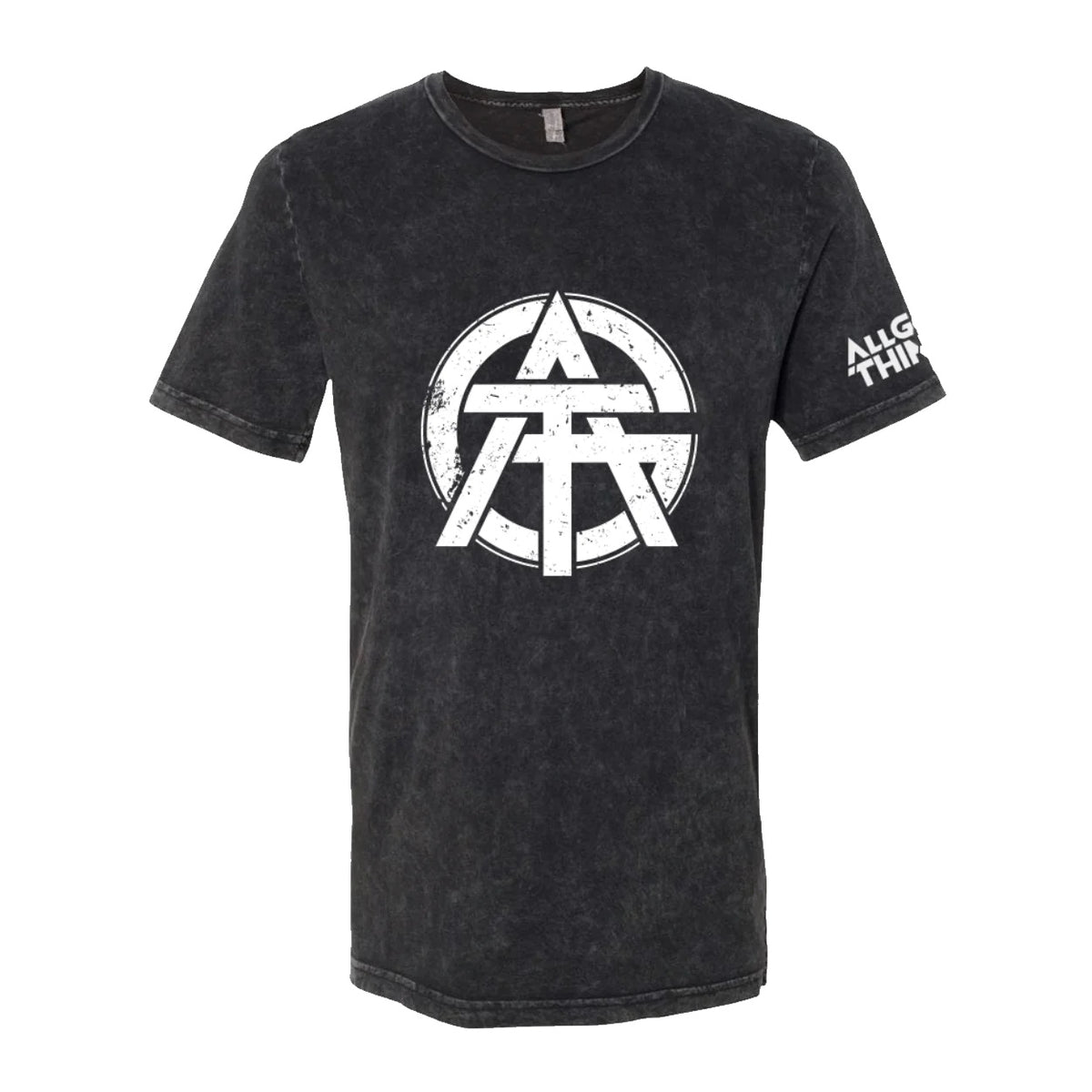 ALL GOOD THINGS - ACID WASH BLACK AND WHITE LOGO TEE – All Good Things ...